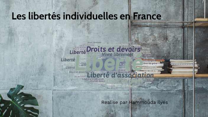 Les libertés individuelles en France by ilyes hammouda on Prezi