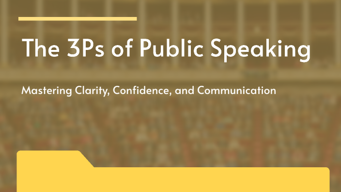 The 3Ps of Public Speaking by Miguel Marco on Prezi