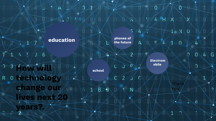 How will technology change our lives in the next 20 years? by tim ...