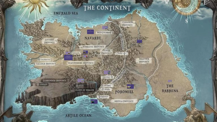 Interactive Map: Iron Flame & Fourth Wing by Caden Li on Prezi