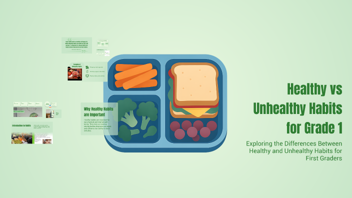 Healthy vs Unhealthy Habits for Grade 1 by Muhammad Ahmed on Prezi