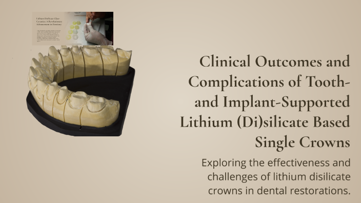 Clinical Outcomes and Complications of Tooth- and Implant-Supported ...