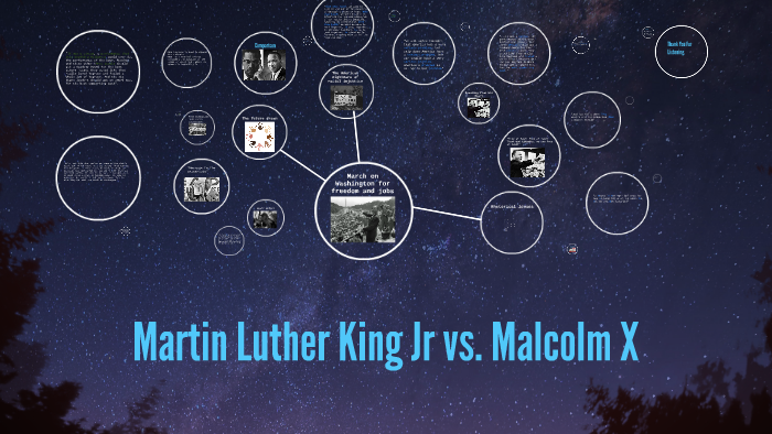 Martin Luther King Jr vs. Malcolm X by Desiree Helene on Prezi