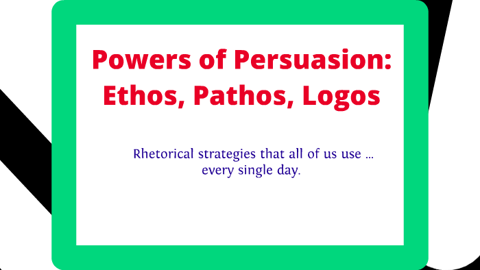 Powers of Persuasion: Ethos, Pathos, Logos by Bijal Pandya