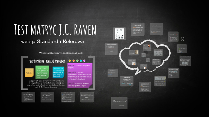 Test matryc J.C. Raven by Karolina Hasik on Prezi