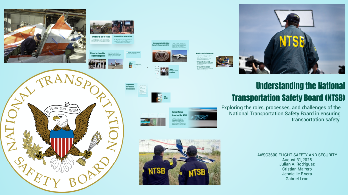 Understanding the National Transportation Safety Board (NTSB) by Julian ...