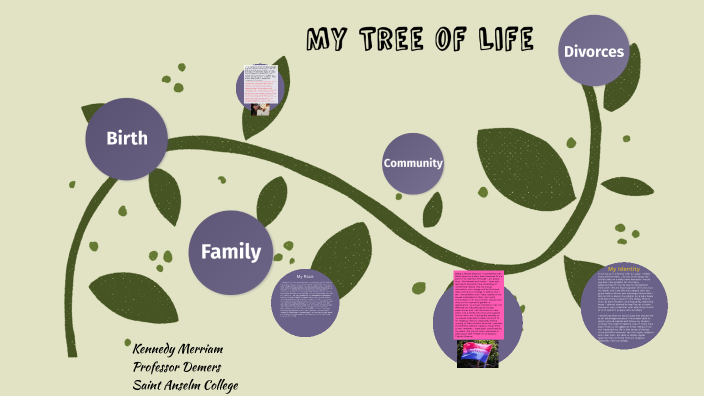 "My Tree of Life": Cultural Autobiography Project by Kennedy Merriam on ...