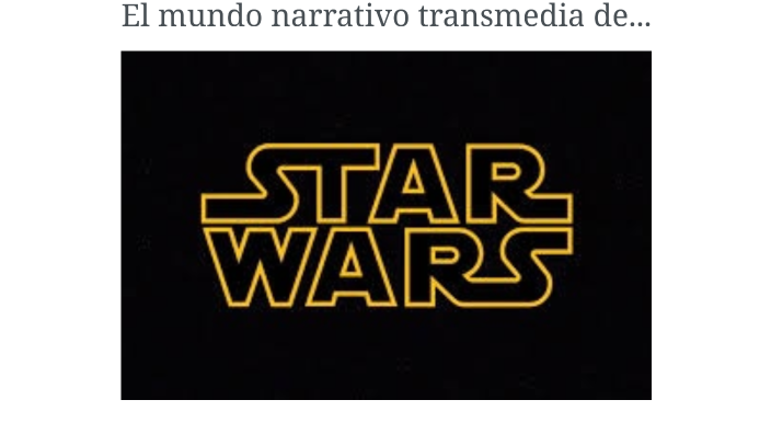 Star Wars como narrativa transmedia (2022) by Francisco Albarello on Prezi