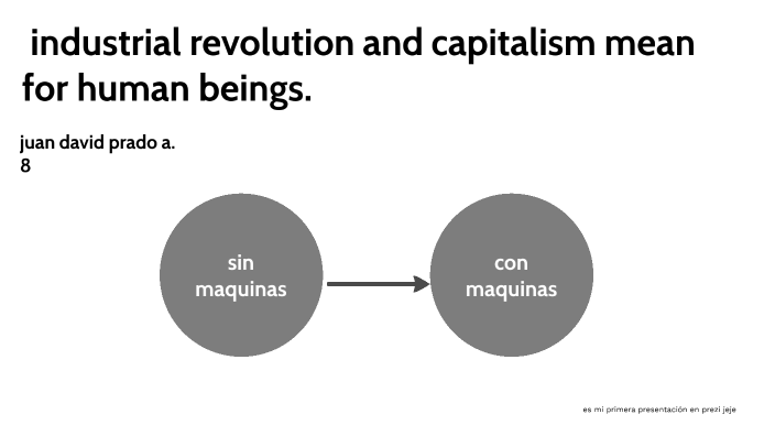 industrial revolution and capitalism mean for human beings by Tobi 21 ...