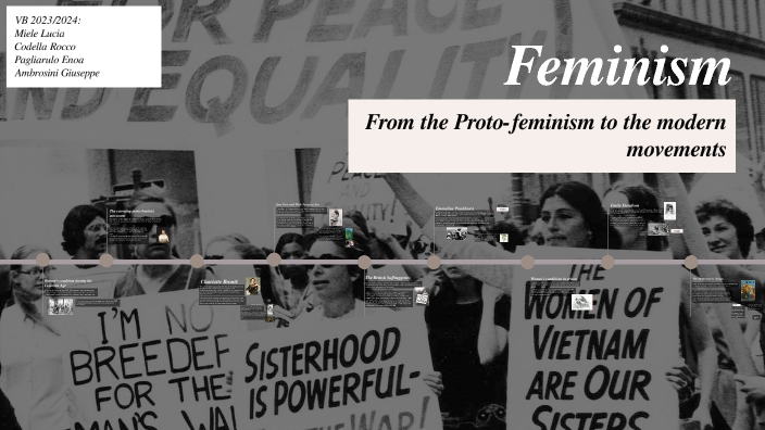 Feminism- From Proto-feminism to the modern movements by Lucia Miele on ...