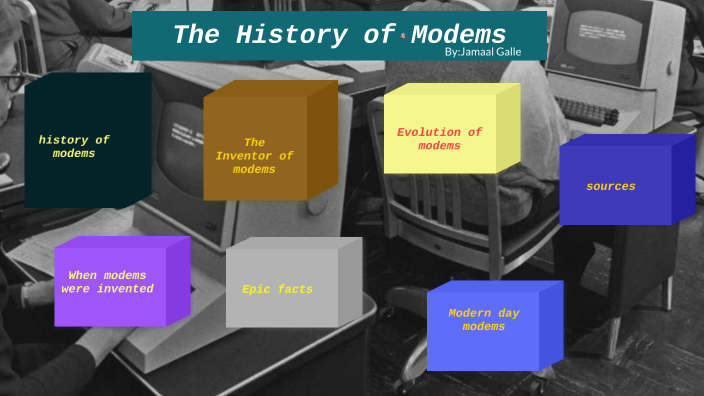 The History of Modems by Jamaal Galle on Prezi