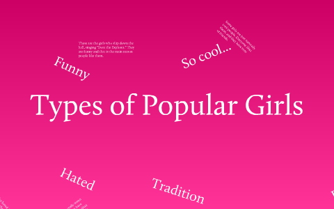 Types of Popular Girls by Delilah Welsch on Prezi