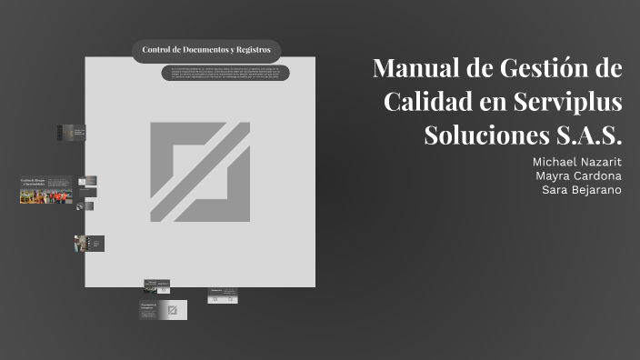 Manual de Gestión de Calidad en Serviplus Soluciones S.A.S. by SARA ...