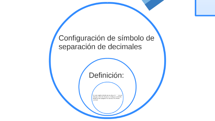 configuración de símbolos de sepración de decimales by GIANNI STEFAN ...