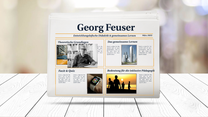 Entwicklungslogische Didaktik & gemeinsames Lernen (Georg Feuser) by ...