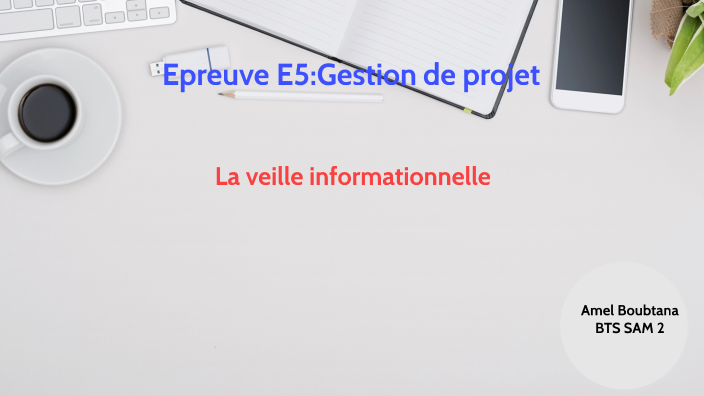 Epreuve E5:Gestion de projet by AMEL BOUBTANA on Prezi