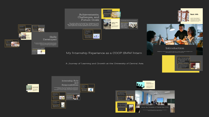 My Internship Experience as a COOP SMM Intern by Najiba Maqbulshoeva on ...