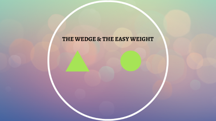 The Wedge & The Easy Weight by Aaron Mednick on Prezi