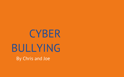 cyberbullying by Joseph Wedig