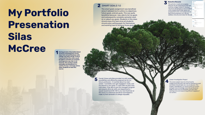 My Portfolio Presentation by Silas McCree on Prezi