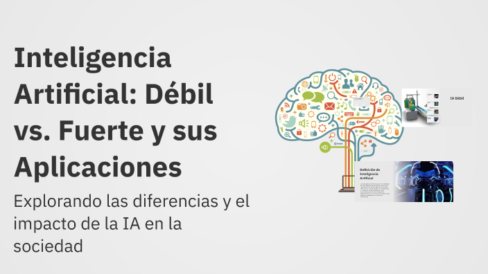 Inteligencia Artificial: Débil vs. Fuerte y sus Aplicaciones by Yuliana ...