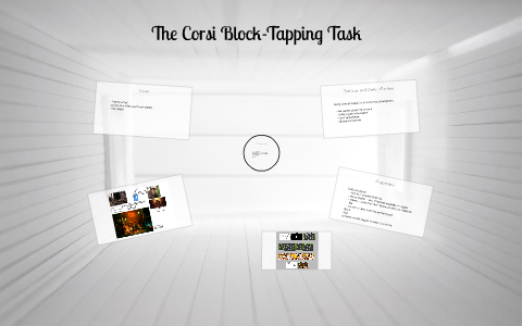 The Corsi Block-Tapping Task by on Prezi