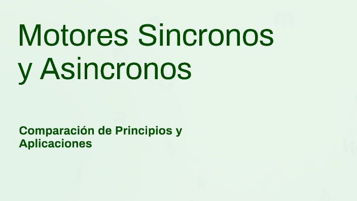 Motores Sincronos y Asincronos by Edgar Alan Hernández Rodríguez on Prezi