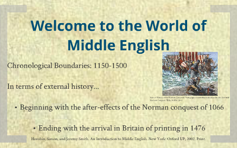 Middle English Syntax and Lexicon by Emily Misak on Prezi