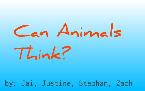 Can Animals Think? by Justine Frost on Prezi