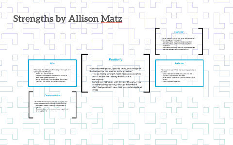 Strengths by Allison Matz by Allison Matz on Prezi