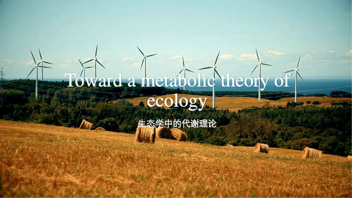 toward a metabolic theory of ecology by yongzeng jin on Prezi