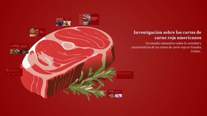 Investigación sobre los cortes de carne roja americanos by guillermo ...