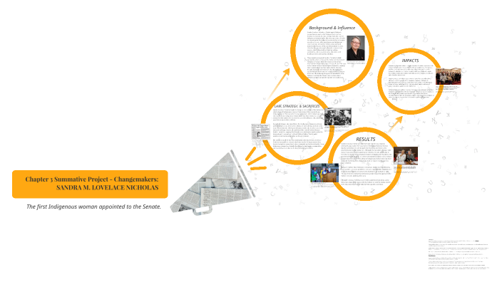Chapter 3 Summative Project - Changemakers: SANDRA M. LOVELACE NICHOLAS ...