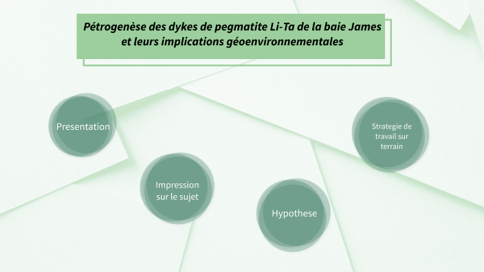 Pétrogenèse des dykes de pegmatite Li-Ta de la baie James et leurs ...