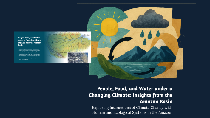 People, Food, and Water under a Changing Climate: Insights from the ...