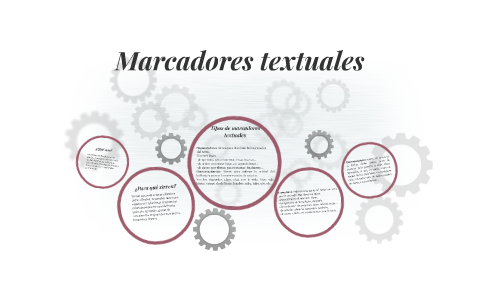 Marcadores textuales by Lorena G on Prezi