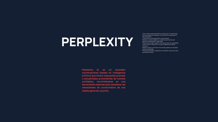 Perplexity by LM Valen. A on Prezi