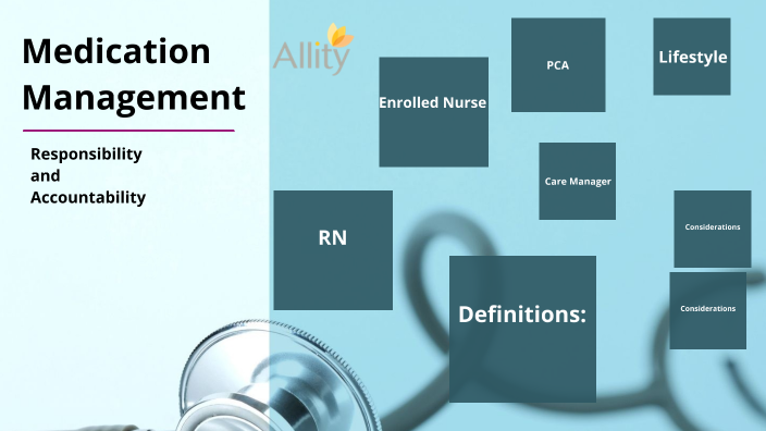 Medication Management- Responsibility and Accountability by Christian ...