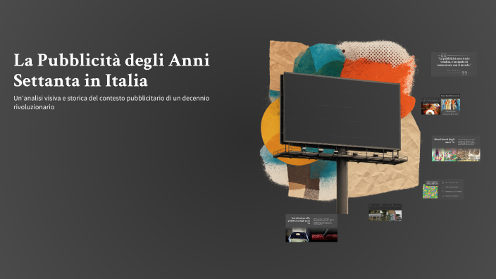 La Pubblicità degli Anni Settanta in Italia by rebecca vitali on Prezi