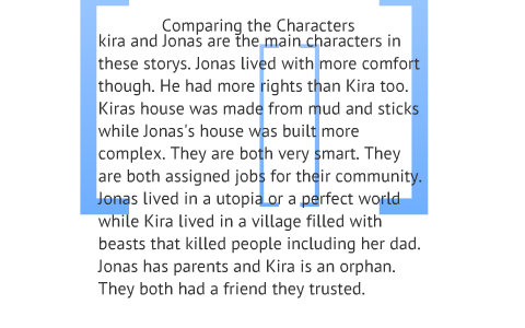 Comparing The Giver and Gathering Blue (comparing characters, settings ...