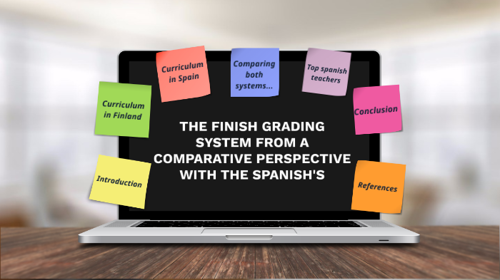 FINNISH GRADING SYSTEM FROM A COMPARATIVE PERSPECTIVE WITH SPAIN by ...