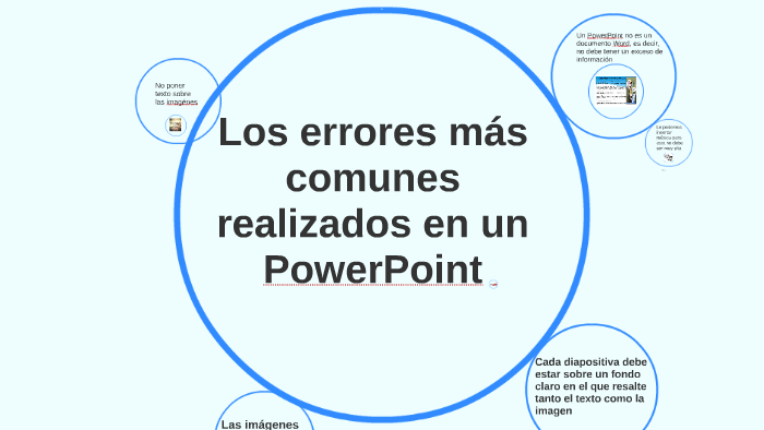 Los errores más comunes realizados en un PowerPoint by Ana Llopis Rus ...