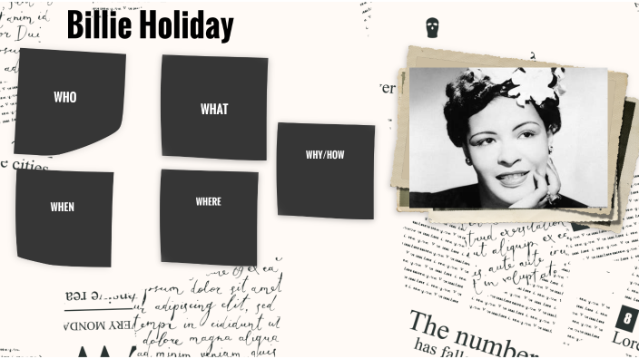 Billie Holiday Presentation by Adam Crandall on Prezi