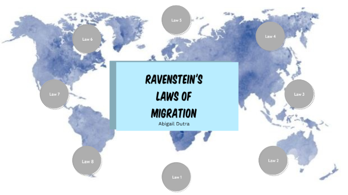 Ravenstein's Laws of Migration by Abigail Dutra on Prezi