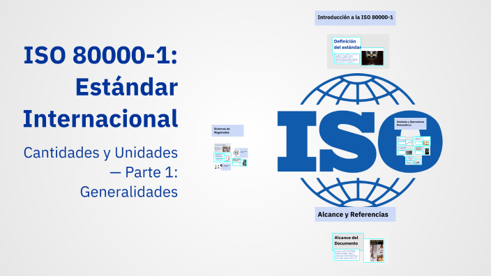 ISO 80000-1: Estándar Internacional by stban godinez on Prezi