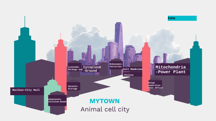 Animal cell city by Zoha Firashta on Prezi