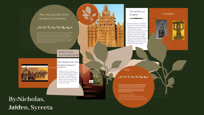 The rise and fall of the Songhi civilization by NICHOLAS WILLIAMS on Prezi