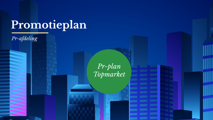 Promotieplan by yorg dijk on Prezi