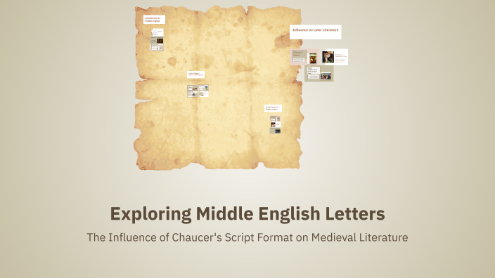 Exploring Middle English Letters by Hephzibah Ohihoin on Prezi