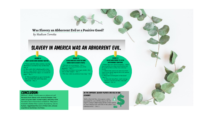 Slavery Graphic Organizer by Maddy Torretta on Prezi